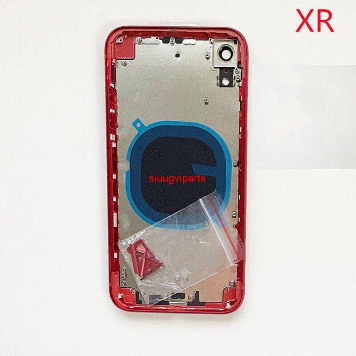 Siu-Rear Door Chassis Compatible For iPhone XR Back Housing Cover with ...