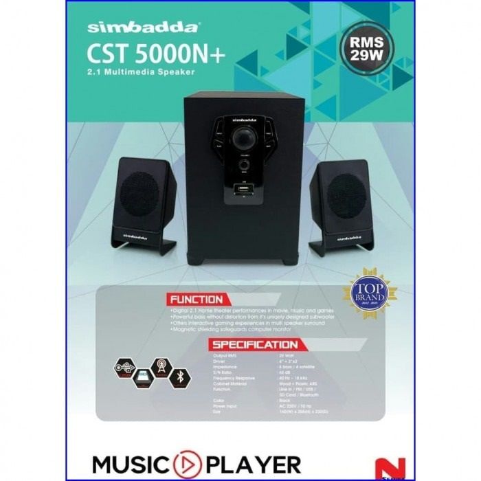 Speaker Aktif Simbadda CST 5000N+ Bluetooth | Lazada Indonesia