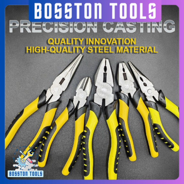 6 Inches Heavy Duty Pliers Tool set Long Nose Pliers Set Heavy Duty ...