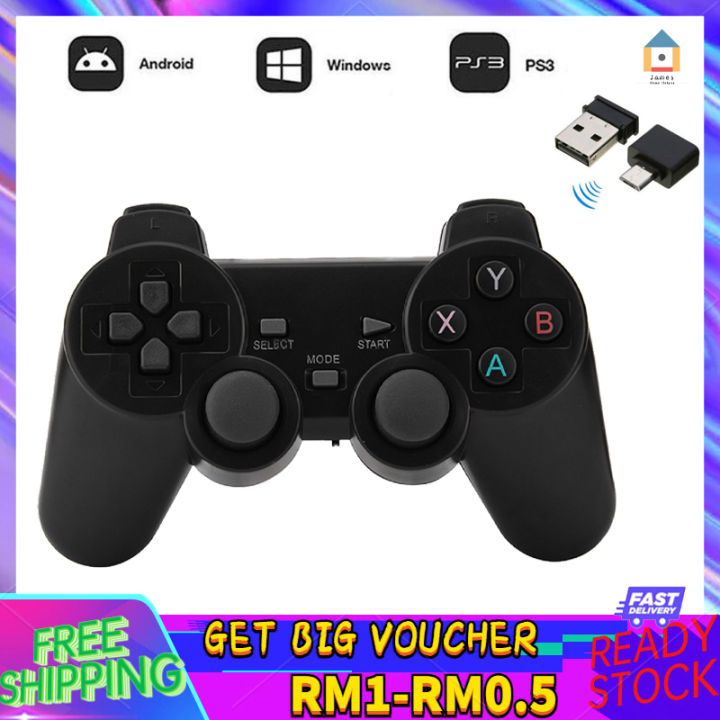 【Malaysia Spot Sale】2.4G Wireless Controller Gamepad Android Usb ...