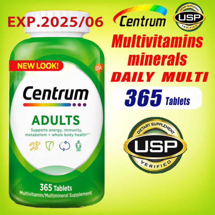 Centrum Adults Multivitamin 365 Tablets Multimineral Complete from A ...
