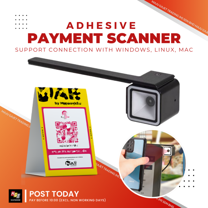 QR Code Barcode Scanner for eWaIIet with Adhesive BackStrips | Lazada