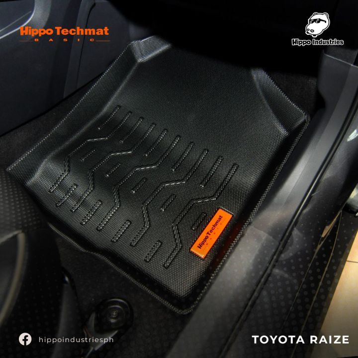 Toyota Raize All Variant 2022-2024 1st-2nd Hippo Deep Dish Matting ...