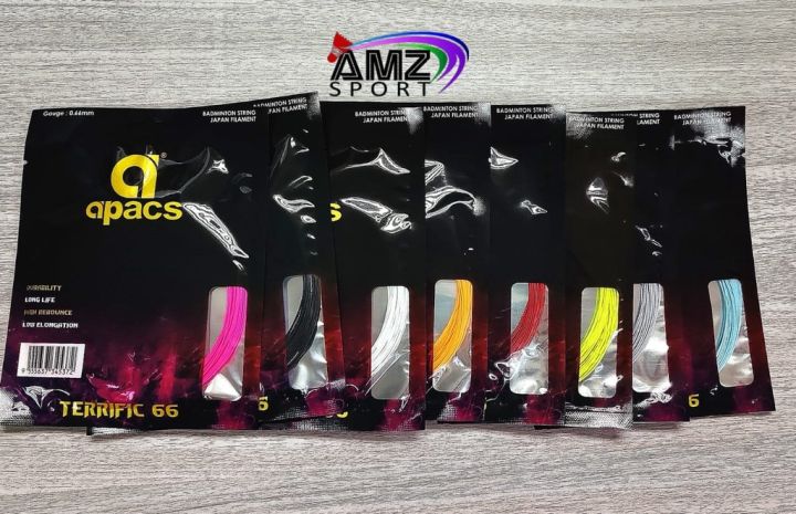 APACS Badminton String TERRIFIC 66 Japan Filament 0.66mm For Power ...