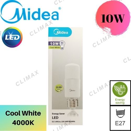 Midea Led Stick Bulb 10W Daylight 800Lm (E27) - 4000K | Lazada