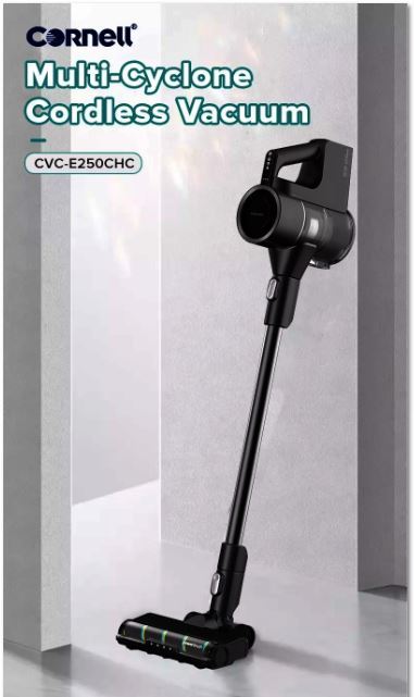 Cornell CVCE250CHC Handheld Cordless Vacuum Powerful 19KPa Suction ...