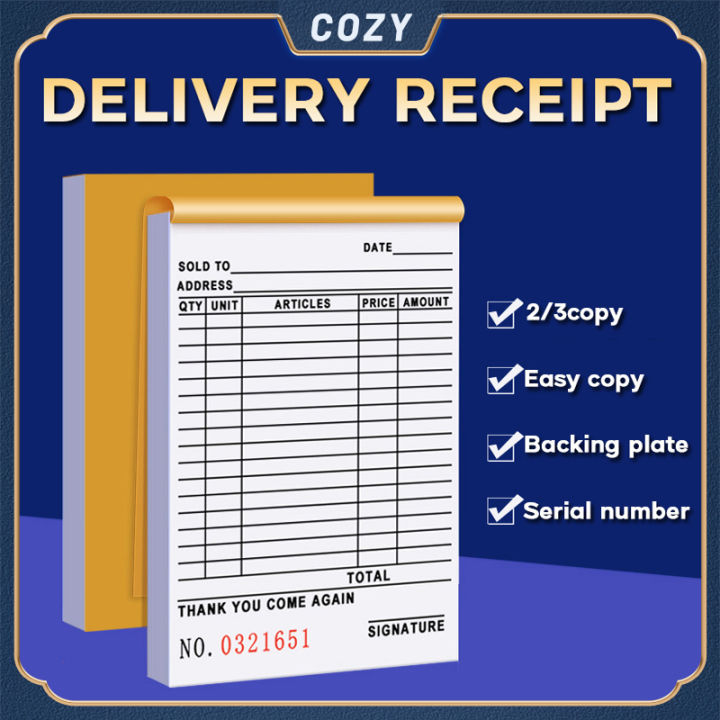 Order Slip Receipt carbonized 2/3 copy Resibo Official Receipt With ...
