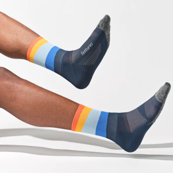 FEETURES Elite Ultra Light Mini Crew Ascent Blue running Socks | Lazada PH