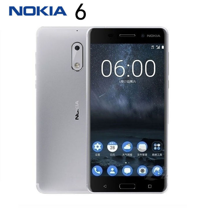 Nokia 6 Smartphone celular Snapdragon 430 NFC Mobile Phone Android 7.0 ...