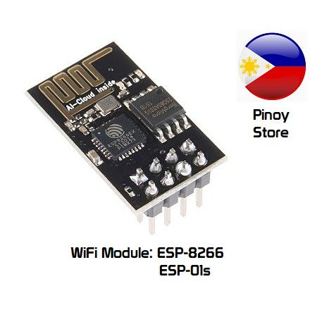 ESP-01S ESP01S Wifi Module (ESP8266 chip) ESP-01 ESP01 ESP8266 WiFi Arduino compatible | Lazada PH