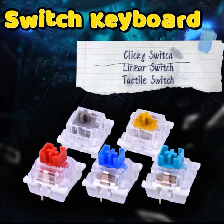Switch Red Switch,Blue Switch ปุ่มสวิตช์ Mechanical Keyboard (Switchแบบ ...