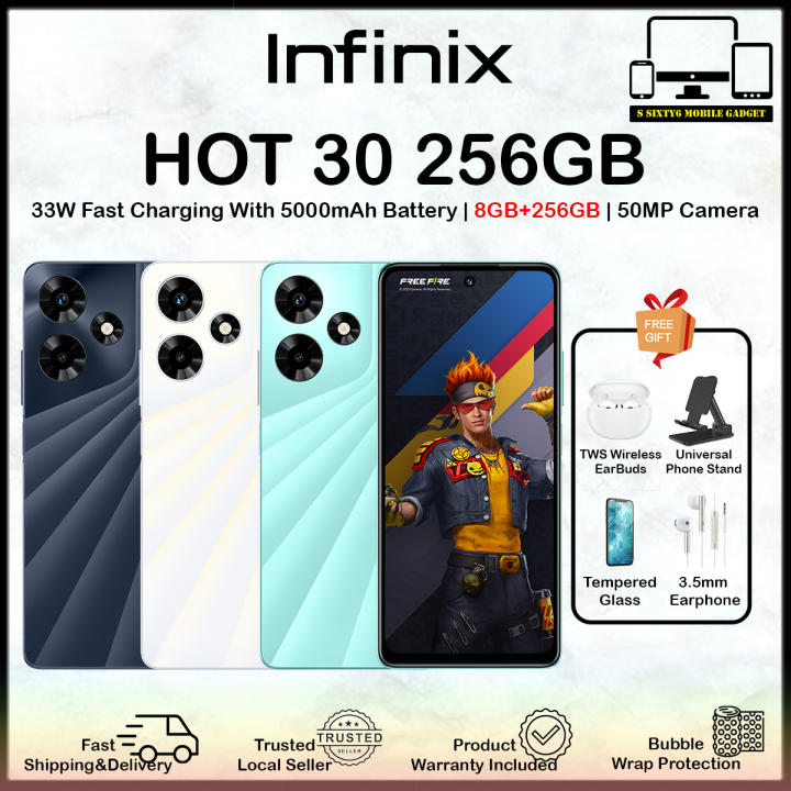 Infinix Hot 30 | 8GB+8GB RAM | 256GB ROM | 33W Fast Charging With ...