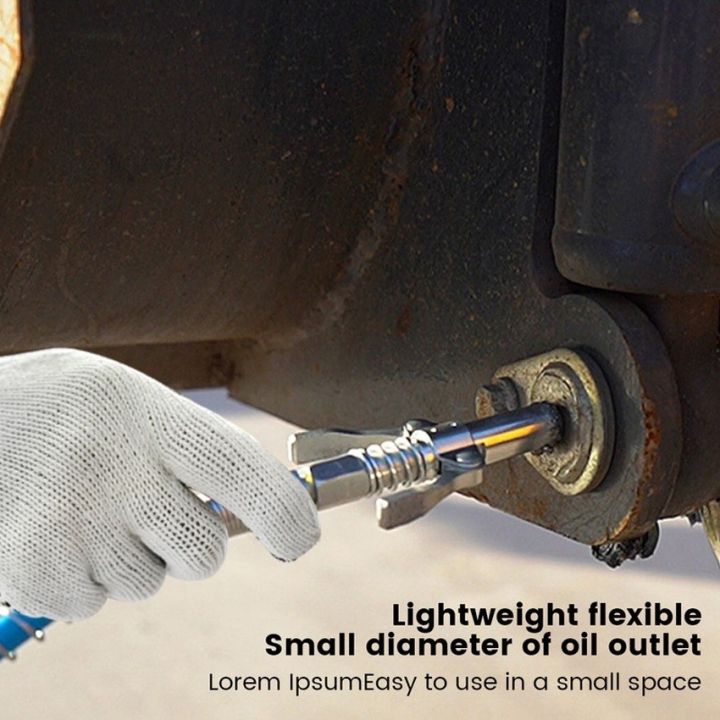 High Pressure Lubricant Syringe Tip Nozzle Heavy-Duty Grease Gun with ...