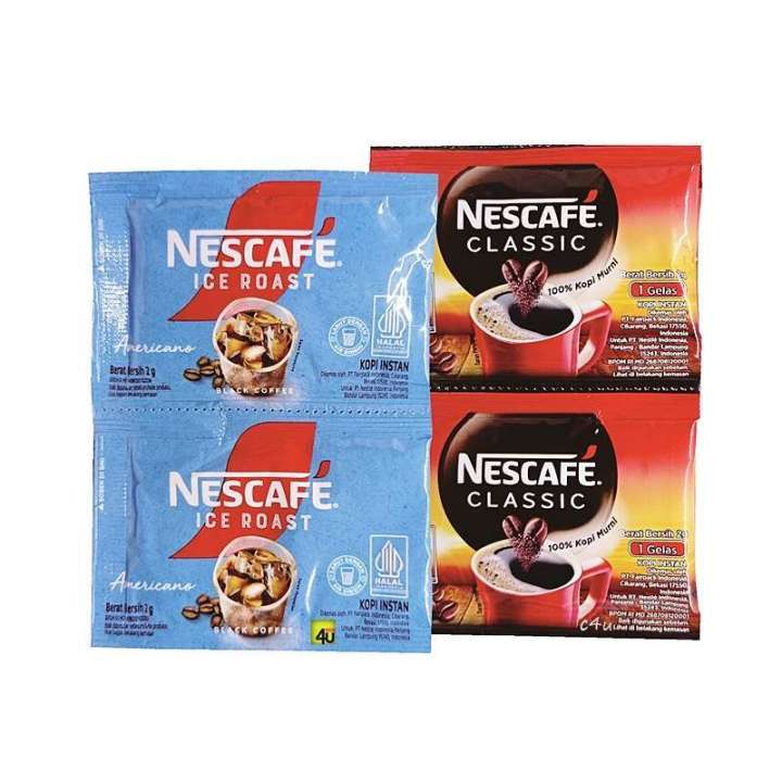 Nescafe Classic / Ice Roast Americano 2gr (isi 10) | Lazada Indonesia