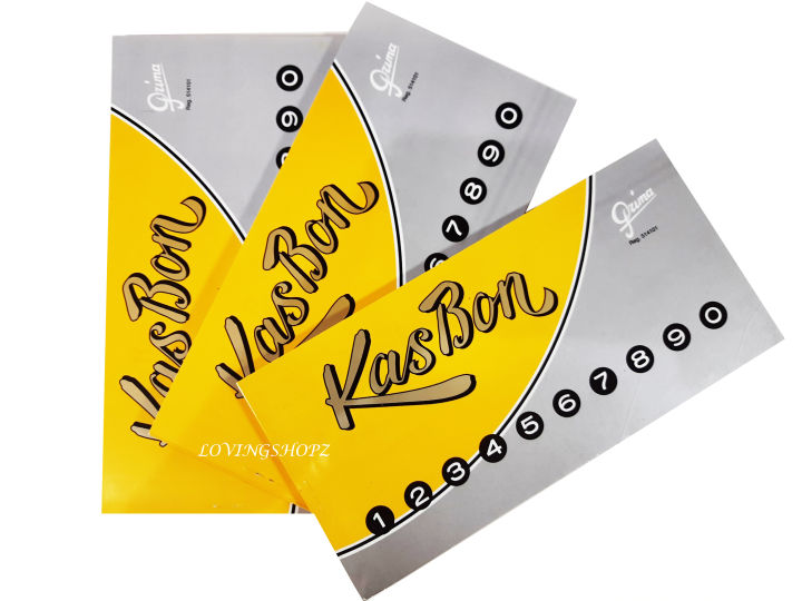 Buku Kas Bon Prima, Buku Kasbon Prima isi 45 lbr, buku bon pegawai ...