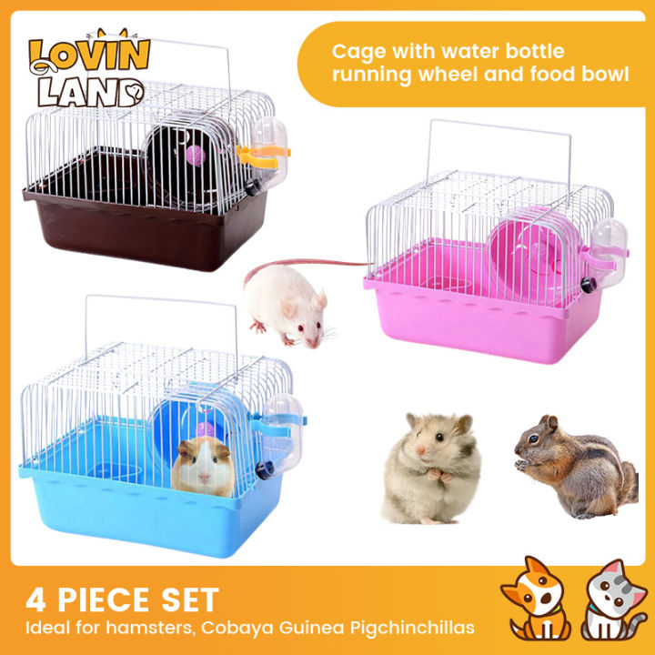 Lovinland Hamster Cage Hamster Kit Oversized Villa Transparent Double ...