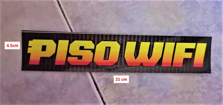 pisowifi sticker header only | Lazada PH