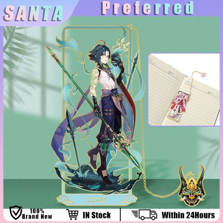 Hi-Q Anime Genshin Impact Character Shogun Venti Metal Bookmarks ...