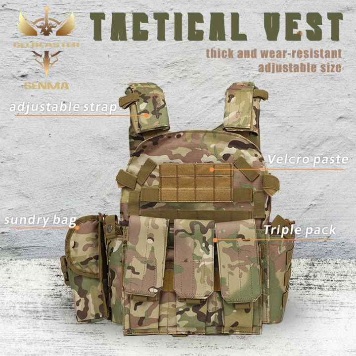 Gel Blaster Toy Tactical Vest 2 Color CS Outdoor Game Clothing Cool ...