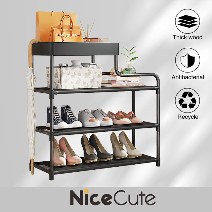 Nice Cute ชั้นวางรองเท้า shoe rack ที่เก็บรองเท้า ชั้นจัดระเบียบรองเท้า ...