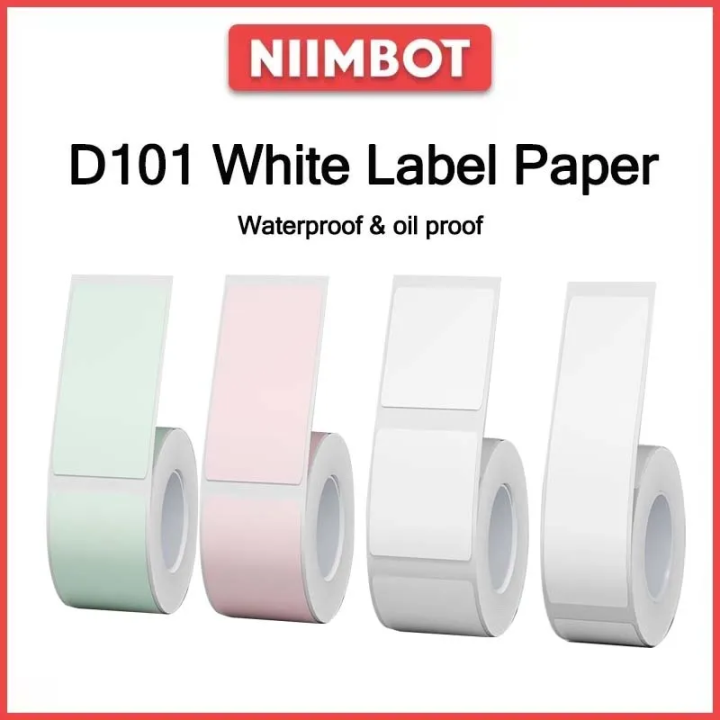 NIIMBOT D101 Paper Supermarket Price Tag Paper Label Clothing ...