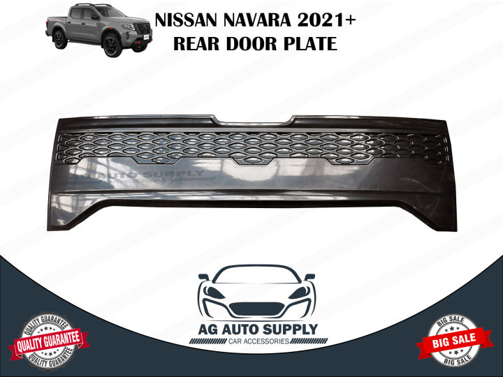 NISSAN NAVARA 2021+ REAR DOOR CLADDING/PLATE BLACK | Lazada PH
