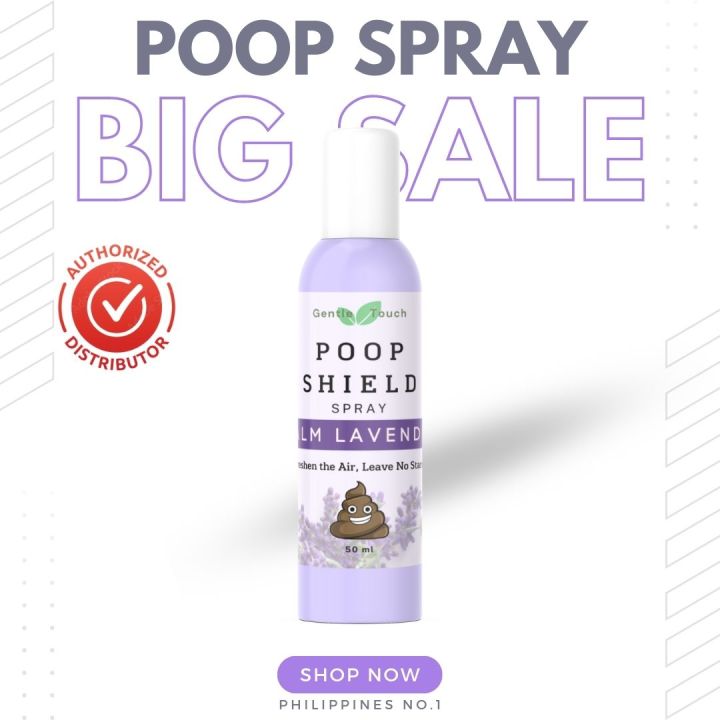 Philippines no1, CALM LAVANDER POOP SPRAY Odor Buster Poop Spray 50ml ...