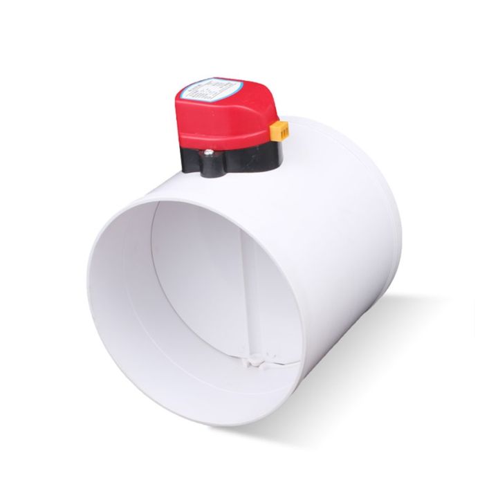 Motorized Damper ABS Electric Damper PVC Pipe Air Volume Control Valve ...