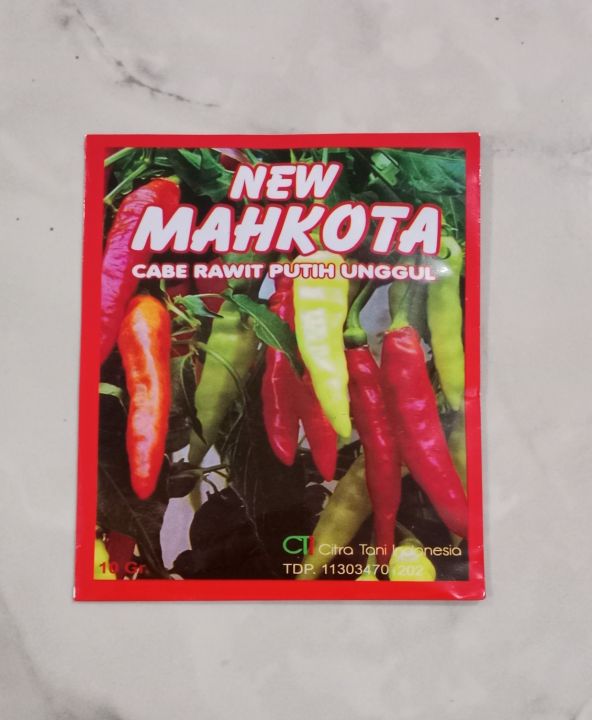 Benih Cabe Rawit Putih Unggul Mahkota Kemasan 10 Gram Lazada Indonesia