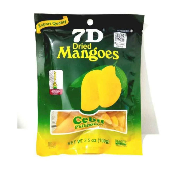 7D Dried Mangoes 200 grams/100 grams per pack | Lazada PH