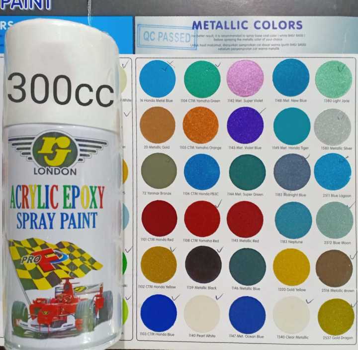 Pilox Cat Semprot Pilok RJ London Varian Warna Glossy Metalik dan Dof ...
