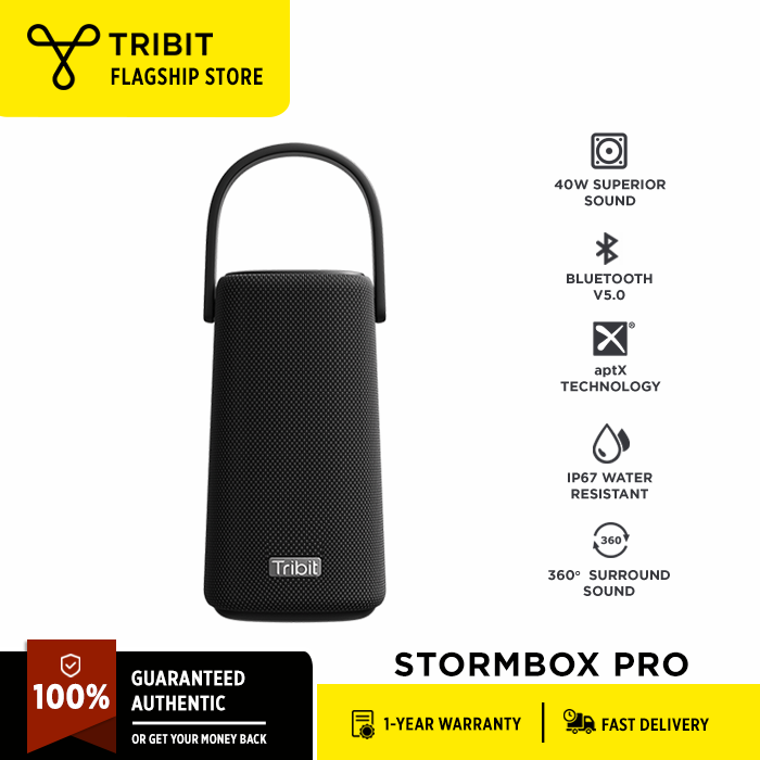 Tribit Stormbox Pro Bluetooth Speaker 40W High Power, Bluetooth 5.0 ...