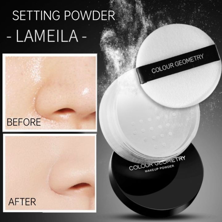 Long Lasting Waterproof Loose Powder Oil Control Lightweight Matte Face ...