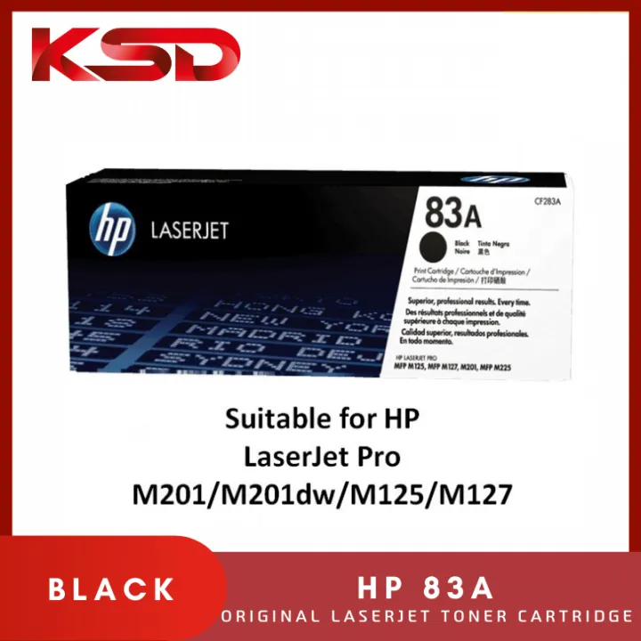 HP 83A(CF283A)/85A (CF285A ) Black Original LaserJet Toner Cartridge ...