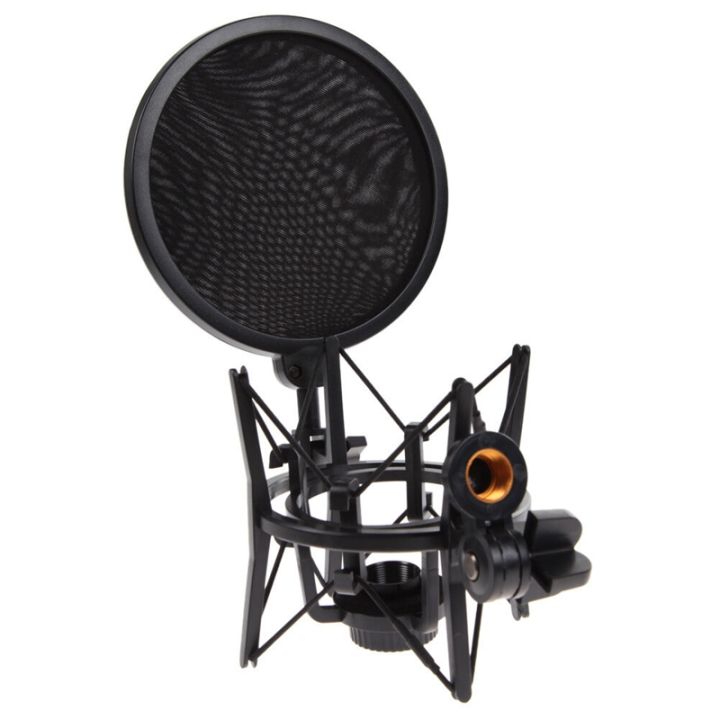 Professional Microphone Mic Shock Mount with Shield Articulating Head ...