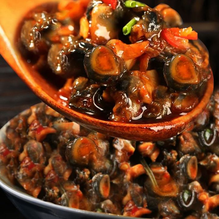 Bao Shuang Tian Luo Rou is ready to eat in open bags, fragrant and ...