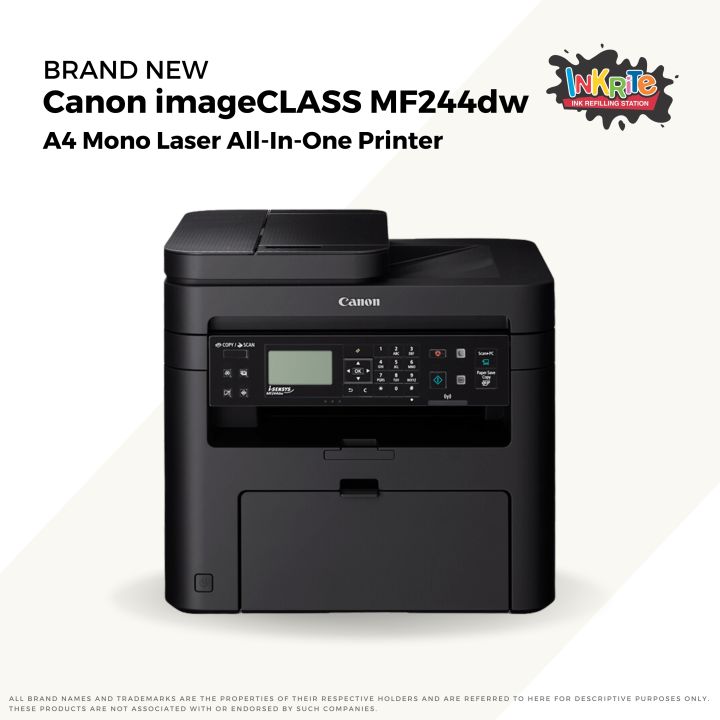 Brand New Canon imageCLASS MF244dw A4 Mono Laser All-In-One Printer ...