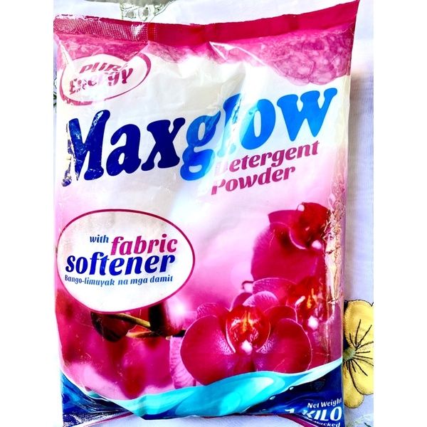 MAXGLOW FABRIC CONDITIONER DETERGENT POWDER 1kg | Lazada PH