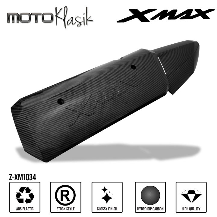 XMAX MUFFLER COVER CARBON Z-XM1034 / EXHAUST HEAT GUARD COVER FOR ...