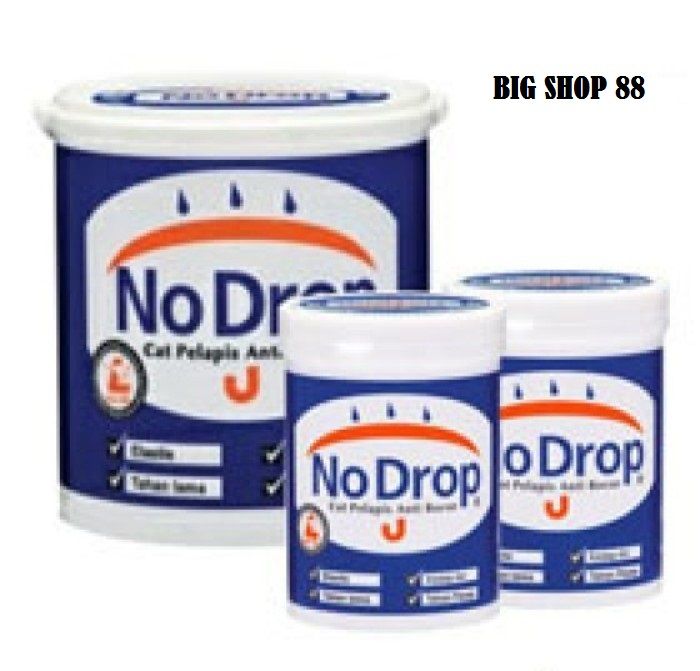 CAT TEMBOK NO DROP CAT PELAPIS ANTI BOCOR NO DROP WATERPROOF 4 KG | Lazada Indonesia