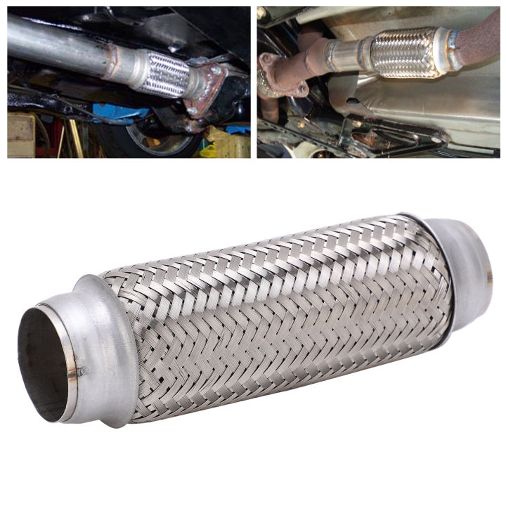 Garage Exhaust Hose Car Woven Exhaust Flexible Pipe Joint Stainless ...