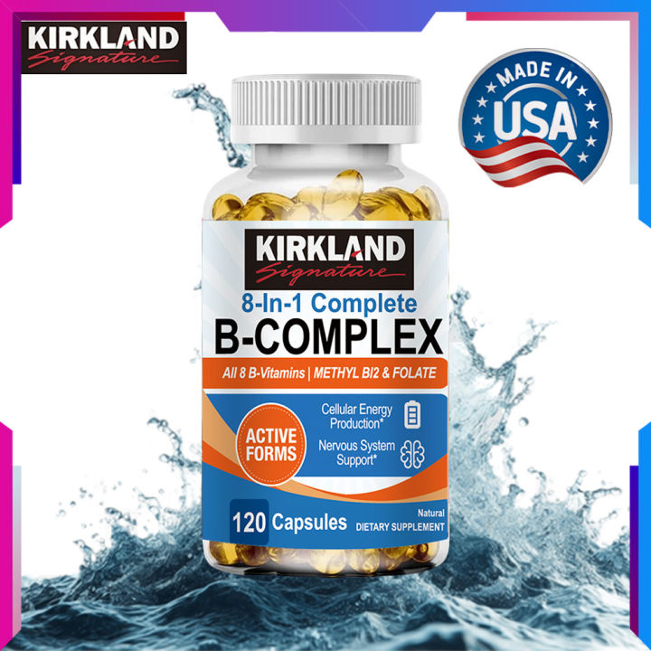 KIRKLAND 8-in-1 Vitamin B Complex Help protect the liver aid digestion ...