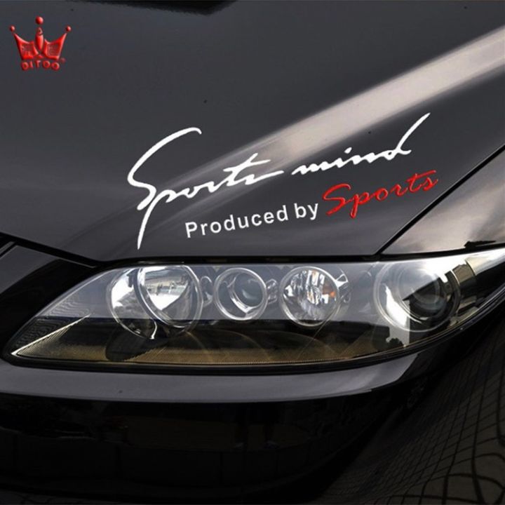 Sports Mind Letter Logo Decal Car Stickers Headlight Sticker | Lazada PH