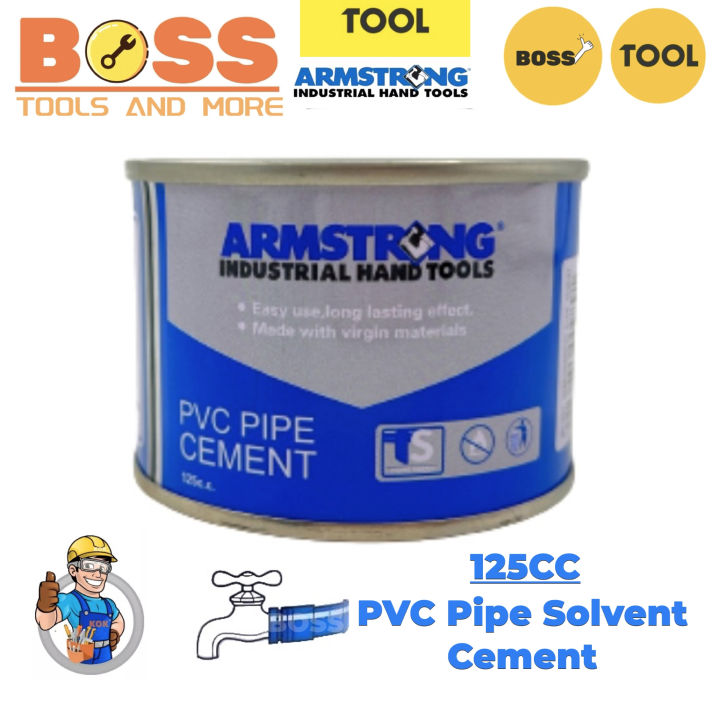 ARMSTRONG PVC PIPE CEMENT 125CC PVC SOLVENT CEMENT | Lazada PH
