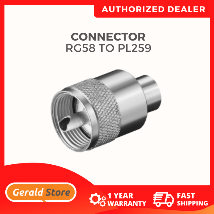 PL259 Connector for RG58 Coax Cable PL-259 RG-58 FACTORY PRICE - Gerald ...