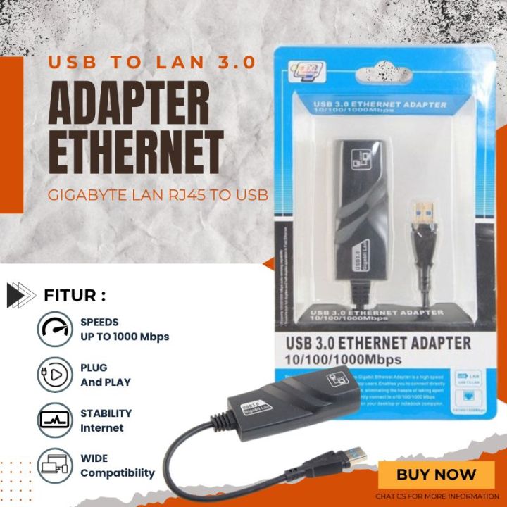Usb to lan ethernet adapter/adaptor usb lan usb lan 3.0 1000Mbps USB to ...