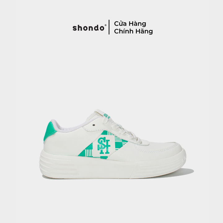 [Nên tăng 1 size]Giày Shondo Sneaker Class 1 in SH Caro Xanh Lá SND0040 ...