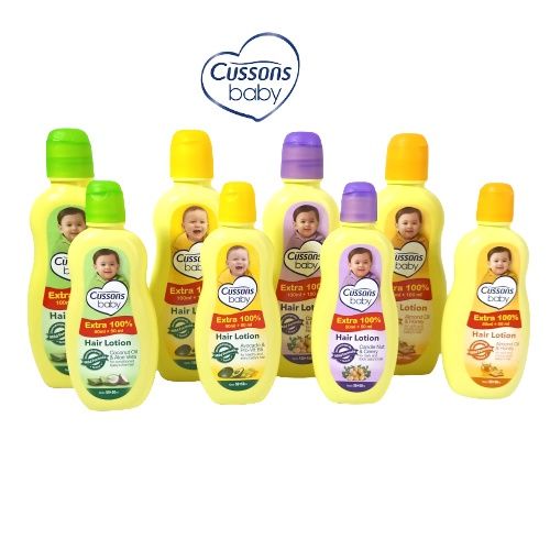 Cussons Baby HAIR LOTION 50+50ml / 100+100ml Cusson Lotion Rambut Bayi ...