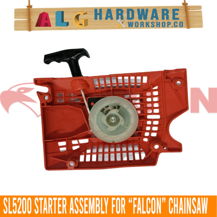 STARTER ASSEMBLY FOR "FALCON" CHAINSAW SL5200ES #B-25 | Lazada PH