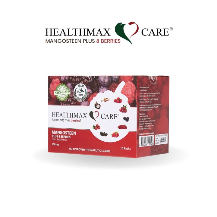 Healthmax Care Mangosteen Plus 8 Berries Vitamin Food Supplement 100 ...